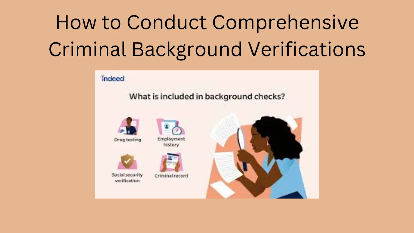Comprehensive Criminal Background Verification Guide