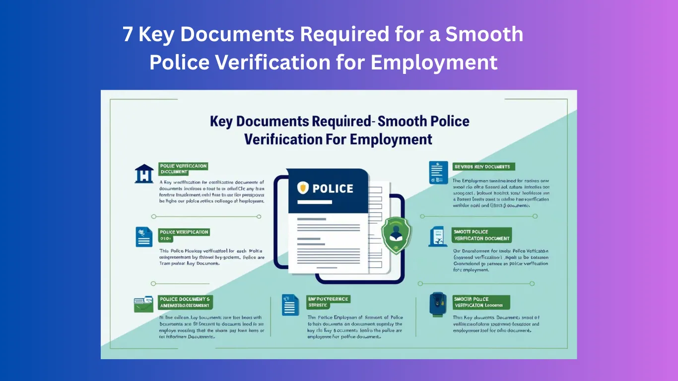 7 Documents Needed for Police Verification (Job)
