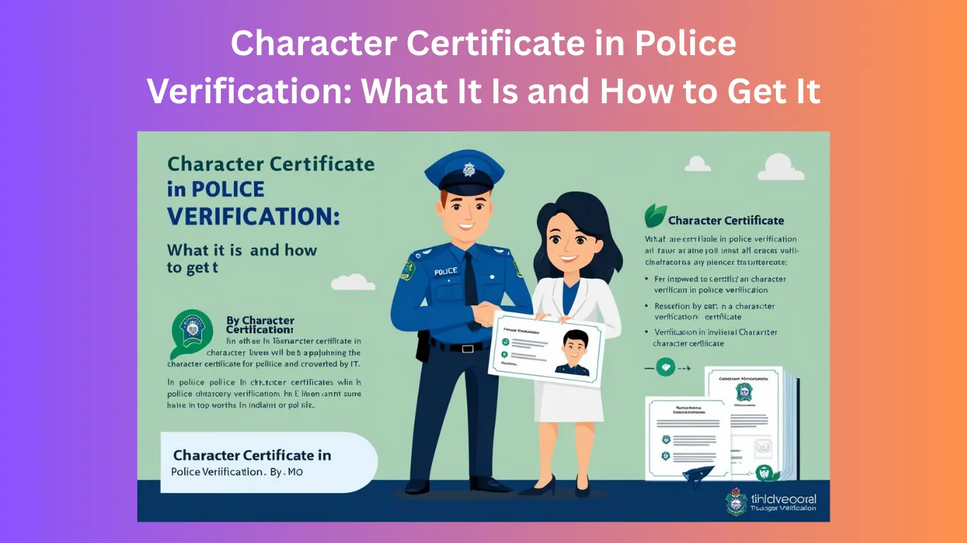 Character Certificate & Police Verification Guide